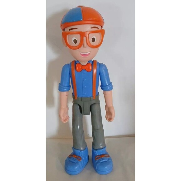 Moonbug | Toys | Blippi Feature Talking Figure 9 Articulated Toy With 8 ...